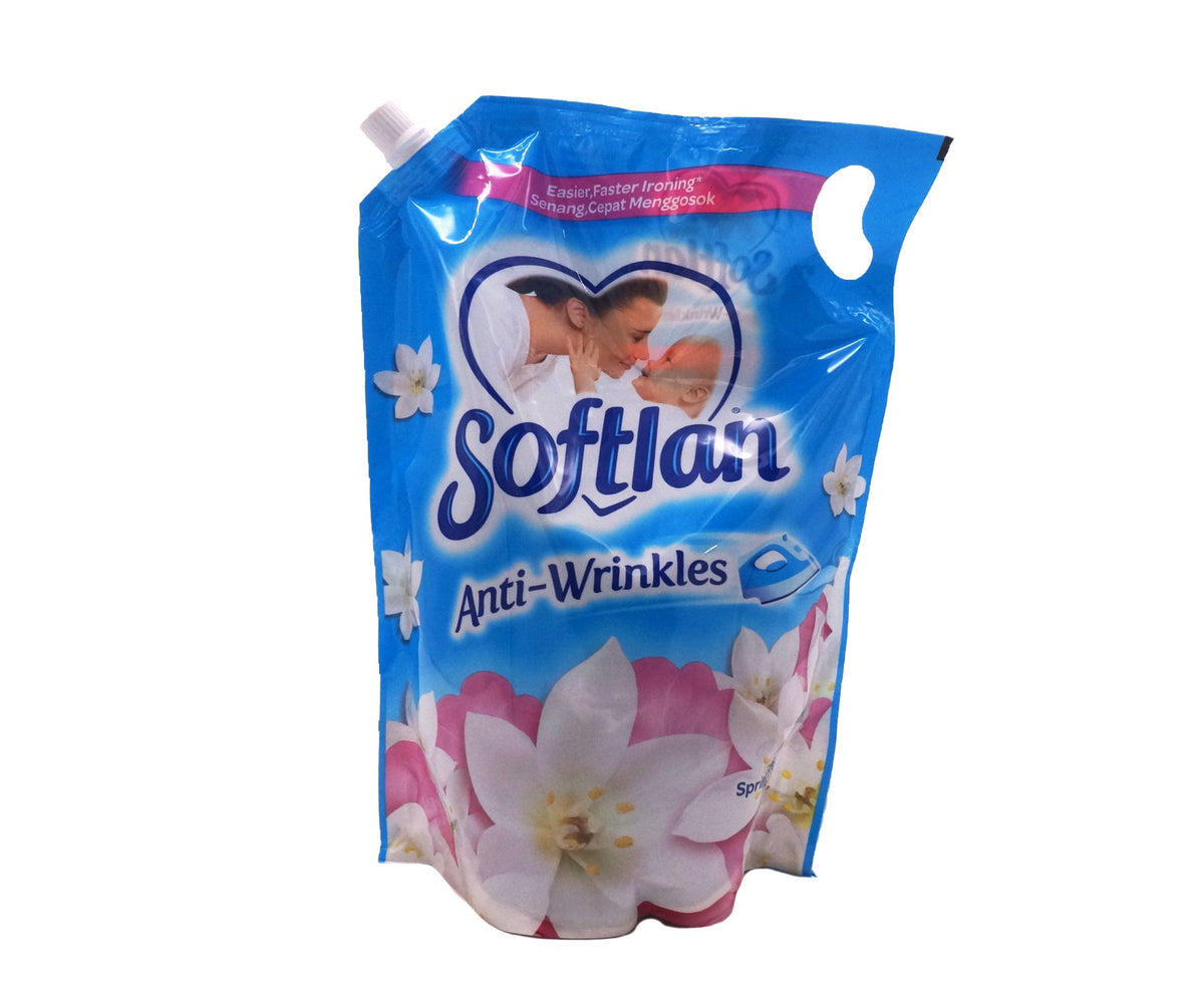 Softlan Anti-Wrinkles Fabric Conditioner Refill Pack - Spring Fresh (1 ...