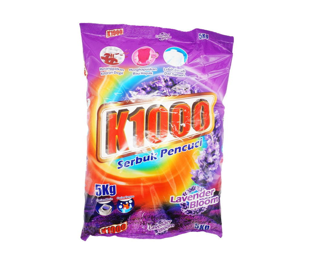 K1000 Detergent Powder - Lavender Bloom (5kg – Piece) – TIAN MA GROUP ...