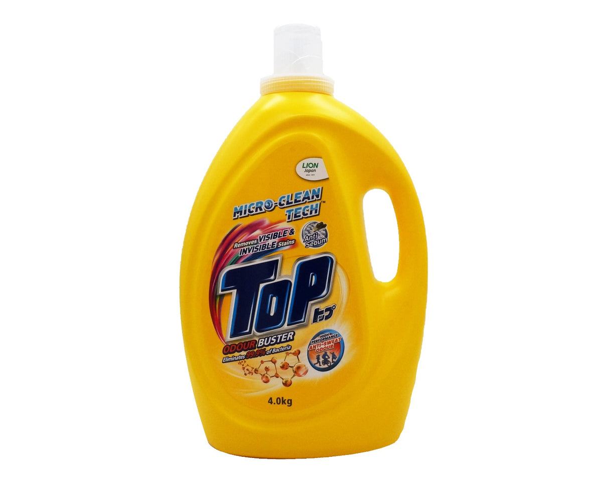 Top Concentrated Liquid Detergent Bottle - Yellow Odour Buster (4kg ...